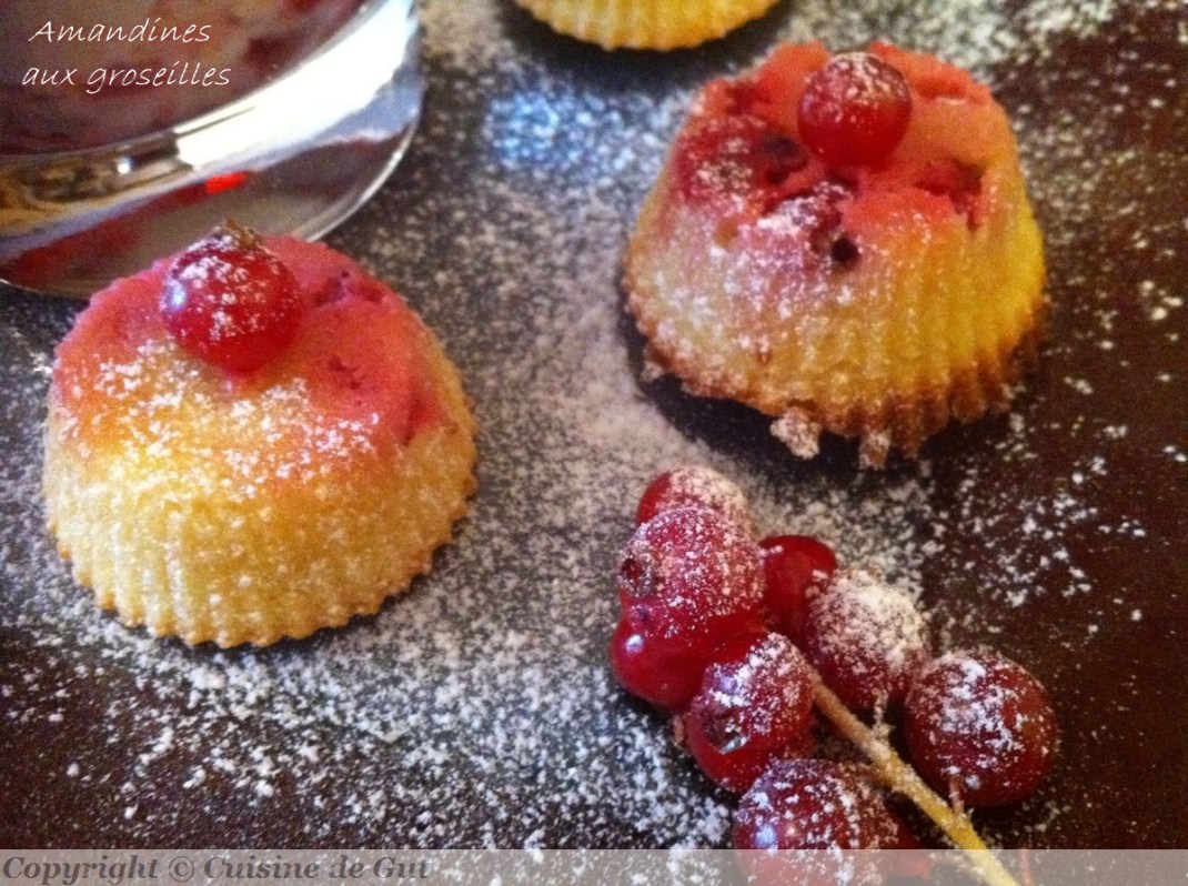 Amandines aux groseilles – CUISINE DE GUT