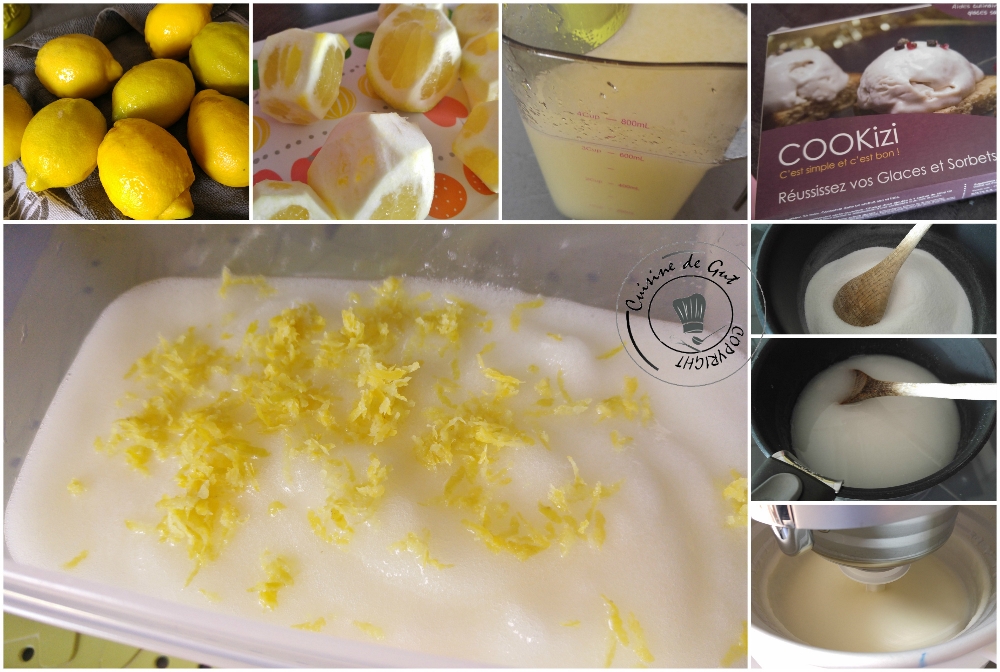 Sorbet citron – CUISINE DE GUT