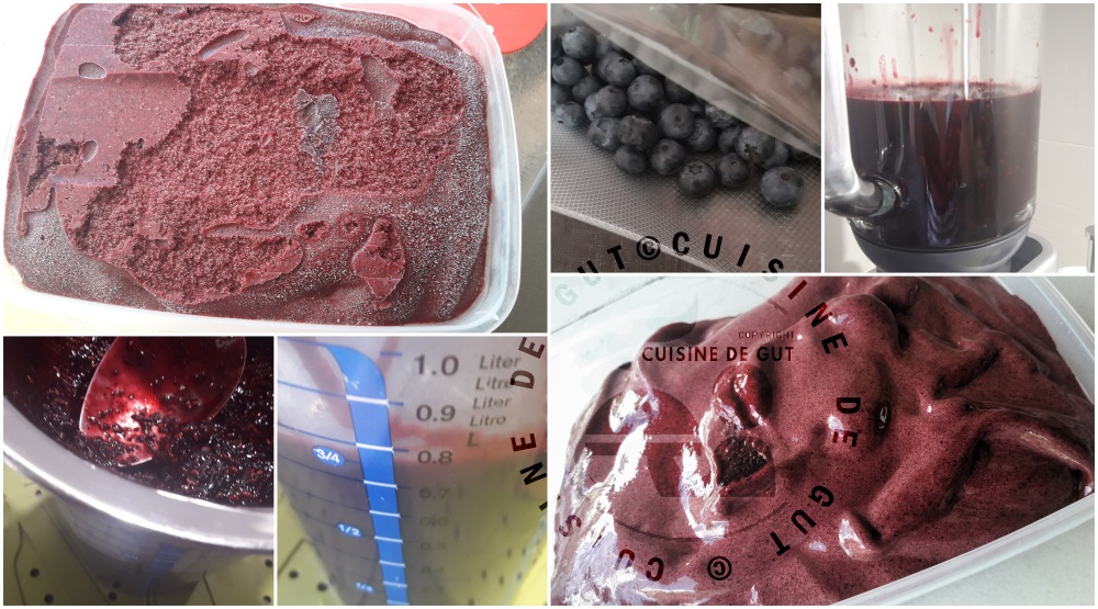 Sorbet myrtilles et fruits rouges – CUISINE DE GUT