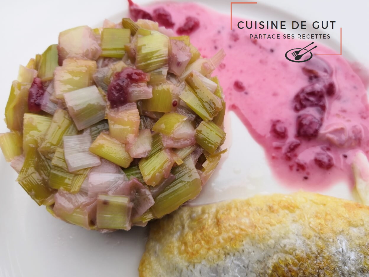Filet de dorade royale sauce Canneberge – CUISINE DE GUT
