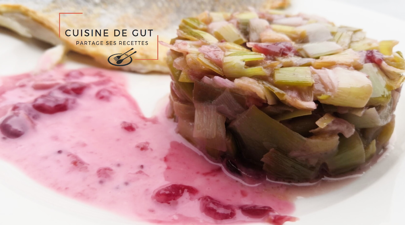 Filet de dorade royale sauce Canneberge – CUISINE DE GUT