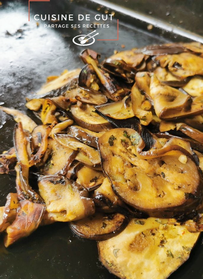 Cigaline de porc et aubergines marinées à la plancha – CUISINE DE GUT