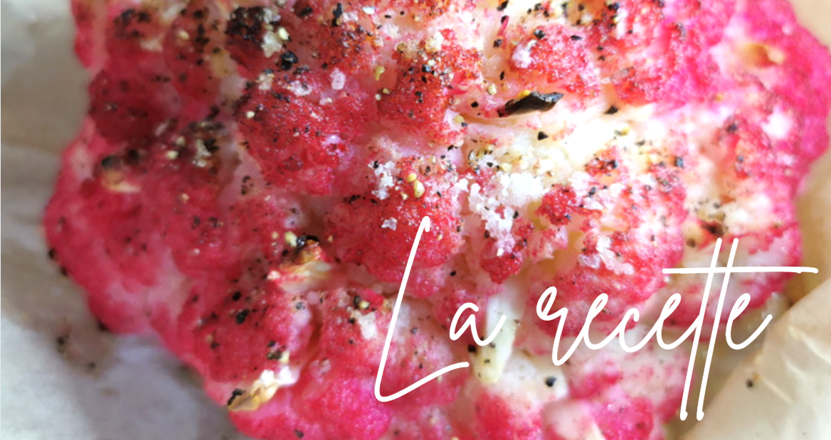 Tranches d’Espadon et de chou fleur à l’ail rose – CUISINE DE GUT